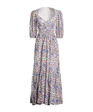 Isabel Marant Étoile Floral Print Three-quarter Sleeve Dress