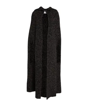 Max Mara Solid Color Cloaks - Black
