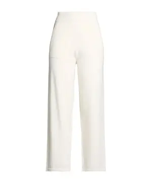 Max Mara Solid Color Casual Trousers - Off White