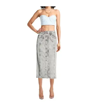 Isabel Marant Étoile Denim Pencil Skirt