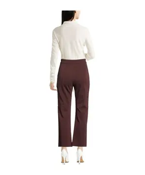Max Mara Solid Color Flared Trousers