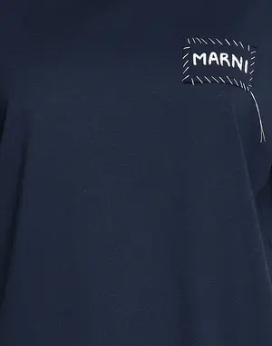 Marni Solid Color Short-sleeve T-shirt