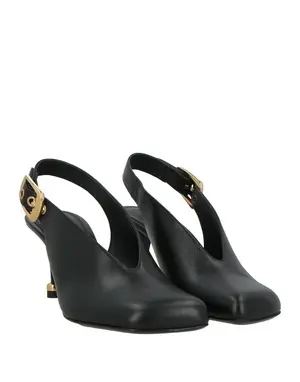 Chloé Square-toe Leather High Heels
