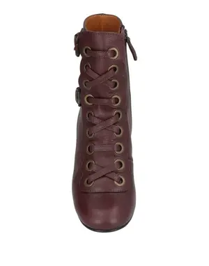 Chloé Minimalist Leather Ankle Boots