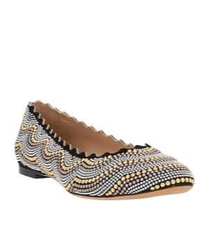 Chloé Minimal Ballet Flat Shoes - Black