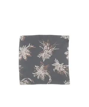 Brunello Cucinelli Floral Print Pocket Square