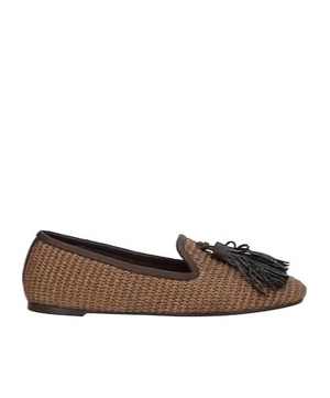 Brunello Cucinelli Minimalist Round Toe Slippers