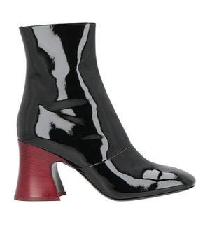 Chloé Two-tone Square-toe Ankle Boots