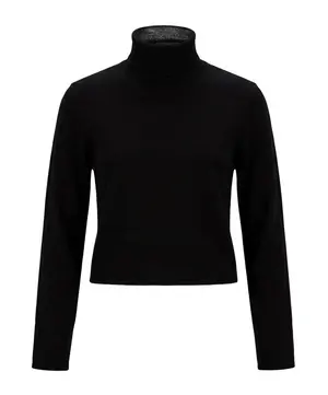 MAISON MARGIELA Lightweight Long Sleeve Knit Sweater - Black