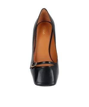 Chloé Minimal Glossy Leather Shoes