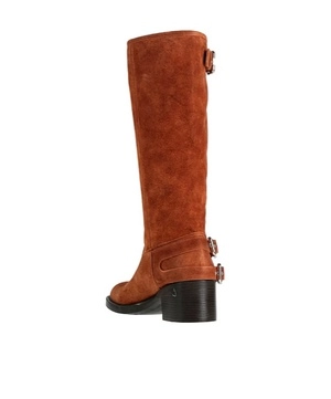 Chloé Round-toe Block Heel Boots