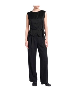 MAISON MARGIELA Satin Sleeveless Top