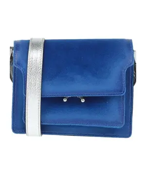 Marni Solid Color Small Shoulder Bag - Blue
