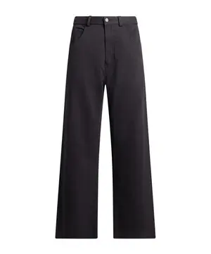 MAISON MARGIELA Solid Color Casual Trousers - Black
