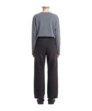 MAISON MARGIELA Solid Color Casual Trousers