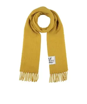 Marni Solid-color Flannel Scarf - Yellow