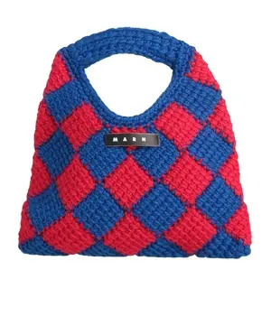 Marni Medium Two-tone Handbag - Blue