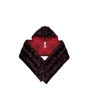 Burberry Solid Color Scarves - Red