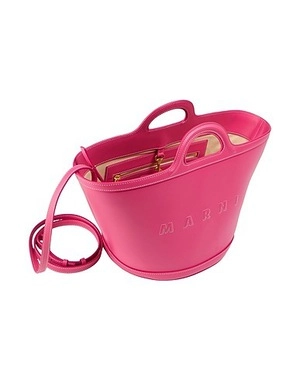 Marni Leather Handbag - Fuchsia
