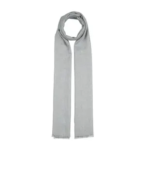Brunello Cucinelli Solid Color Scarves - Grey