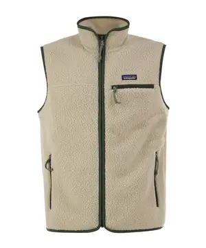 Patagonia Retropile Fleece Zip Vest - Eggshell