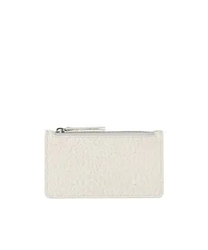 MAISON MARGIELA Solid Color Design Card Holder - White