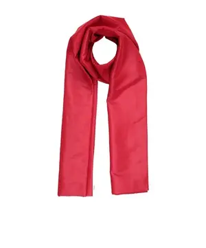 Dolce & Gabbana Solid Color Twill Scarf - Red