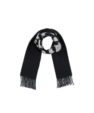 Jacquemus Two-tone Wool Scarf - Blue