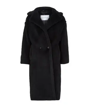 Max Mara Teddy Tedgirl Coat - Black
