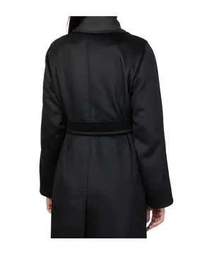 Max Mara Manuela Maxi Belted Coat - Black