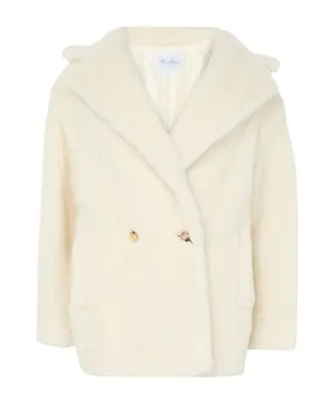 Max Mara Olga Aviator Jacket - White