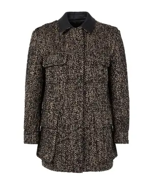 Max Mara Angio Coat - Black