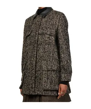 Max Mara Angio Coat - Black