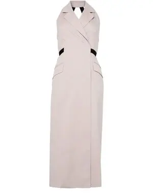 Max Mara Maxi Linen Wrap Dress
