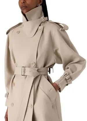 Max Mara Short Oversize Trench Coat