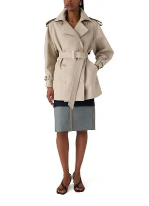 Max Mara Short Oversize Trench Coat