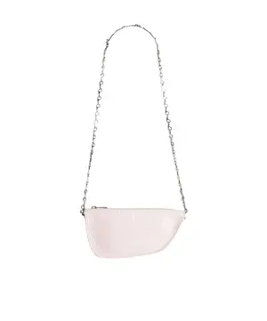 Burberry Plain Colour Shoulder Bag - Pink