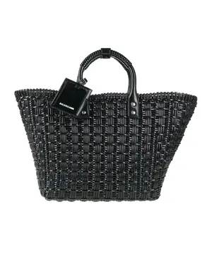 Balenciaga Plain Colour Handbag - Black