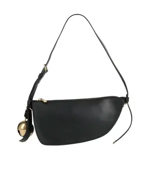 Burberry Plain Colour Handbag - Black