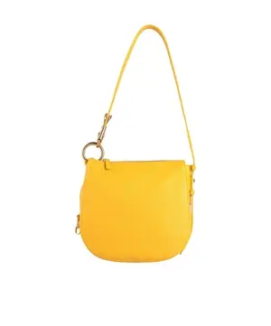 Burberry Plain Colour Shoulder Bag - Yellow