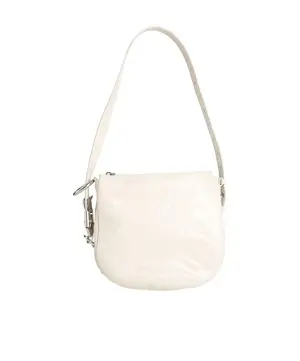 Burberry Plain Colour Shoulder Bag - White