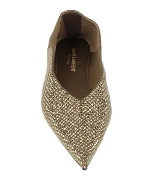 Saint Laurent Pointed Toe Ballet Shoes