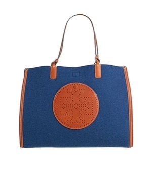 Tory Burch Large Two-color Handbag - Blue