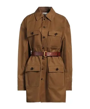 Saint Laurent Classic Solid-color Long Coat - Brown