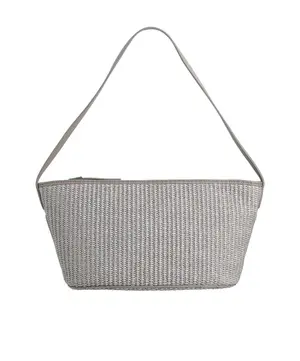 Brunello Cucinelli Monochrome Woven Tote Bag