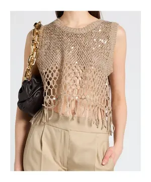 Brunello Cucinelli Open-knit Vest