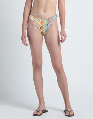 Jacquemus Beaded Geometric Print Bikini Swim Trunks
