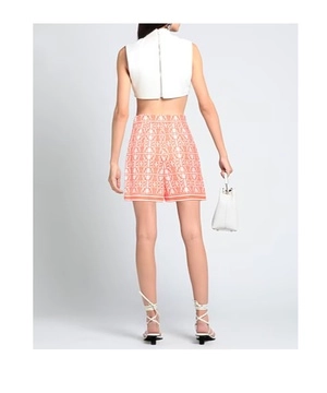 Max Mara Printed Bermuda Shorts - Pink