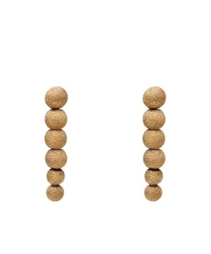 Brunello Cucinelli Metal Stud Earrings - Yellow