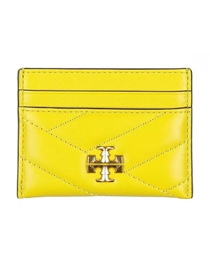 Tory Burch Simple Solid Color Card Holder - Yellow